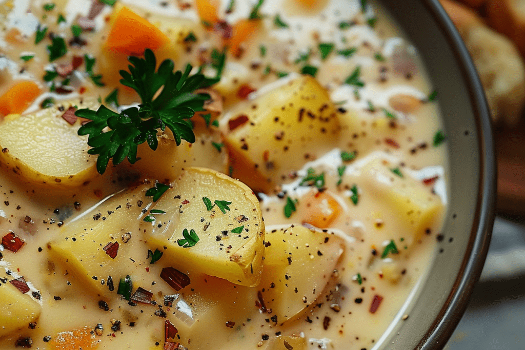 Slow Cooker Potato Chowder Soup – Savory Discovery