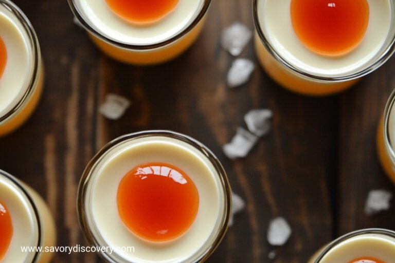 Fireball Whiskey Cheesecake Shots - Savory Discovery