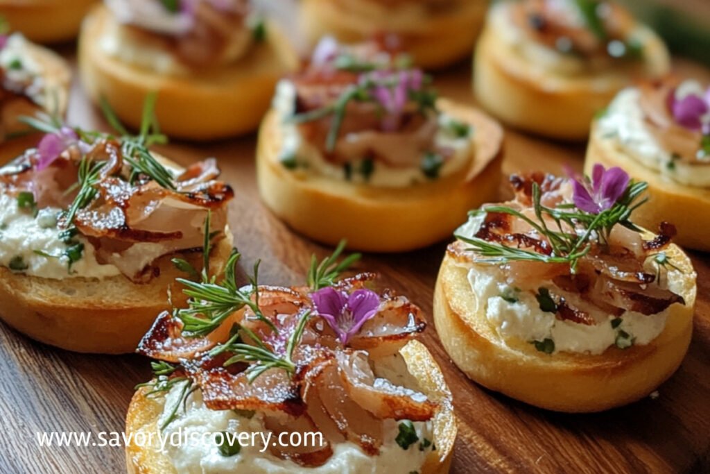 Canapés – Savory Discovery