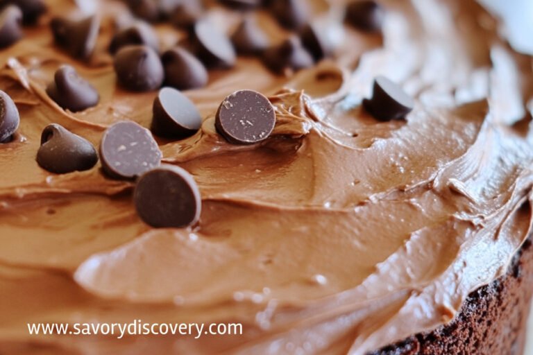 Eggless No-Oven Chocolate Cake – Savory Discovery