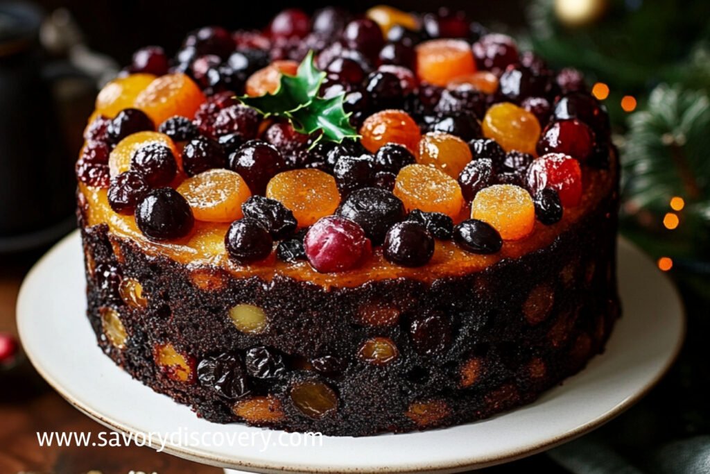 Festive Fruit Loaded Christmas Cake – Savory Discovery