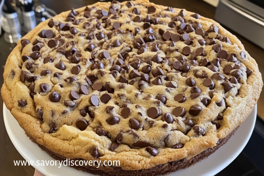 Giant Chocolate Chip Cookie - Savory Discovery