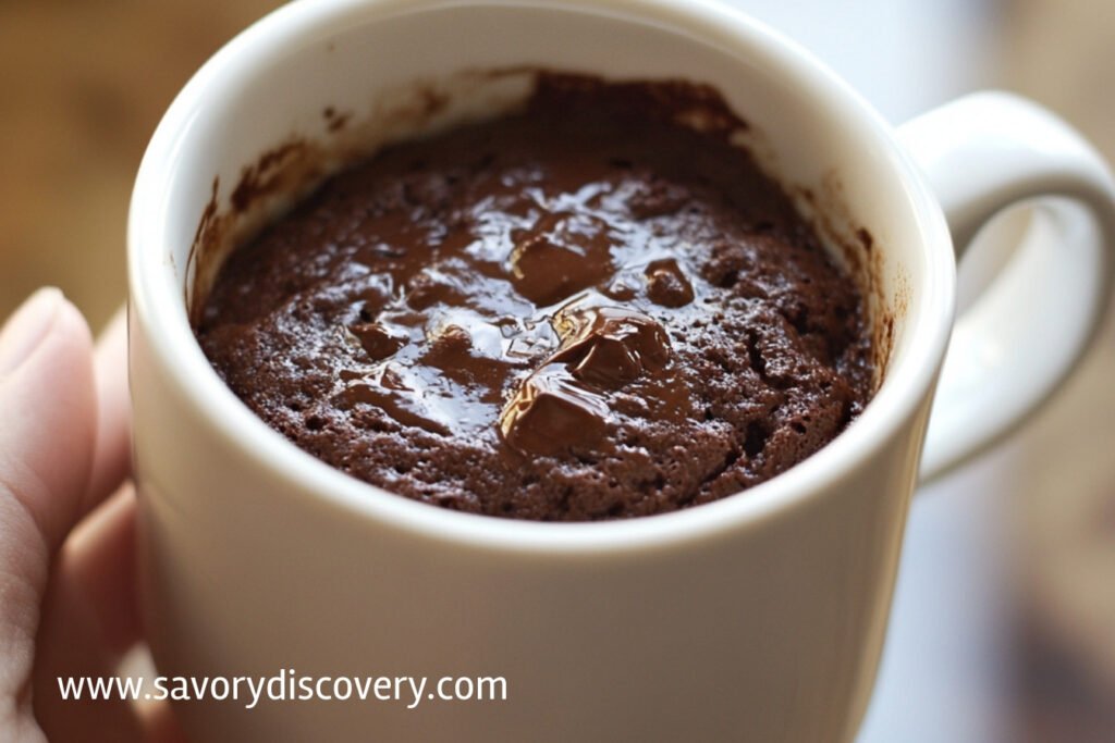 Microwave Chocolate Mug Cake – Savory Discovery