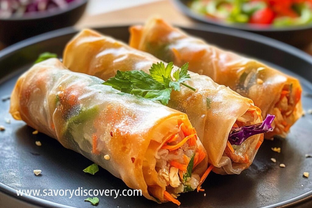 Thai Spring Rolls – Savory Discovery
