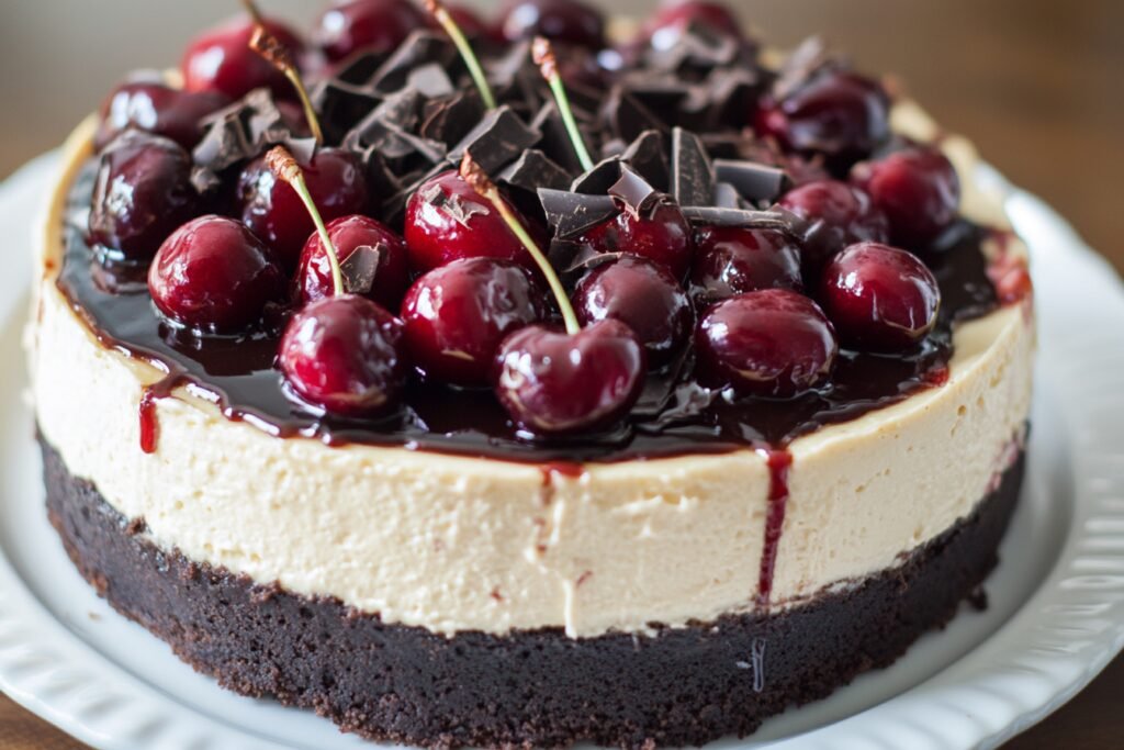 Chocolate Cherry Cheesecake – Savory Discovery