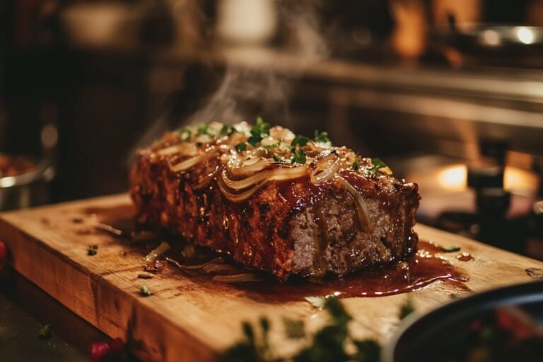 Crockpot French Onion Meatloaf – Savory Discovery