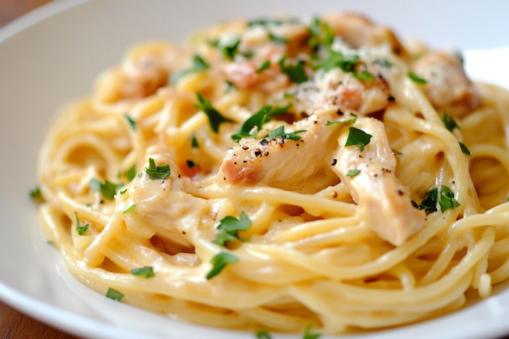 Creamy Chicken Carbonara Pasta – Savory Discovery
