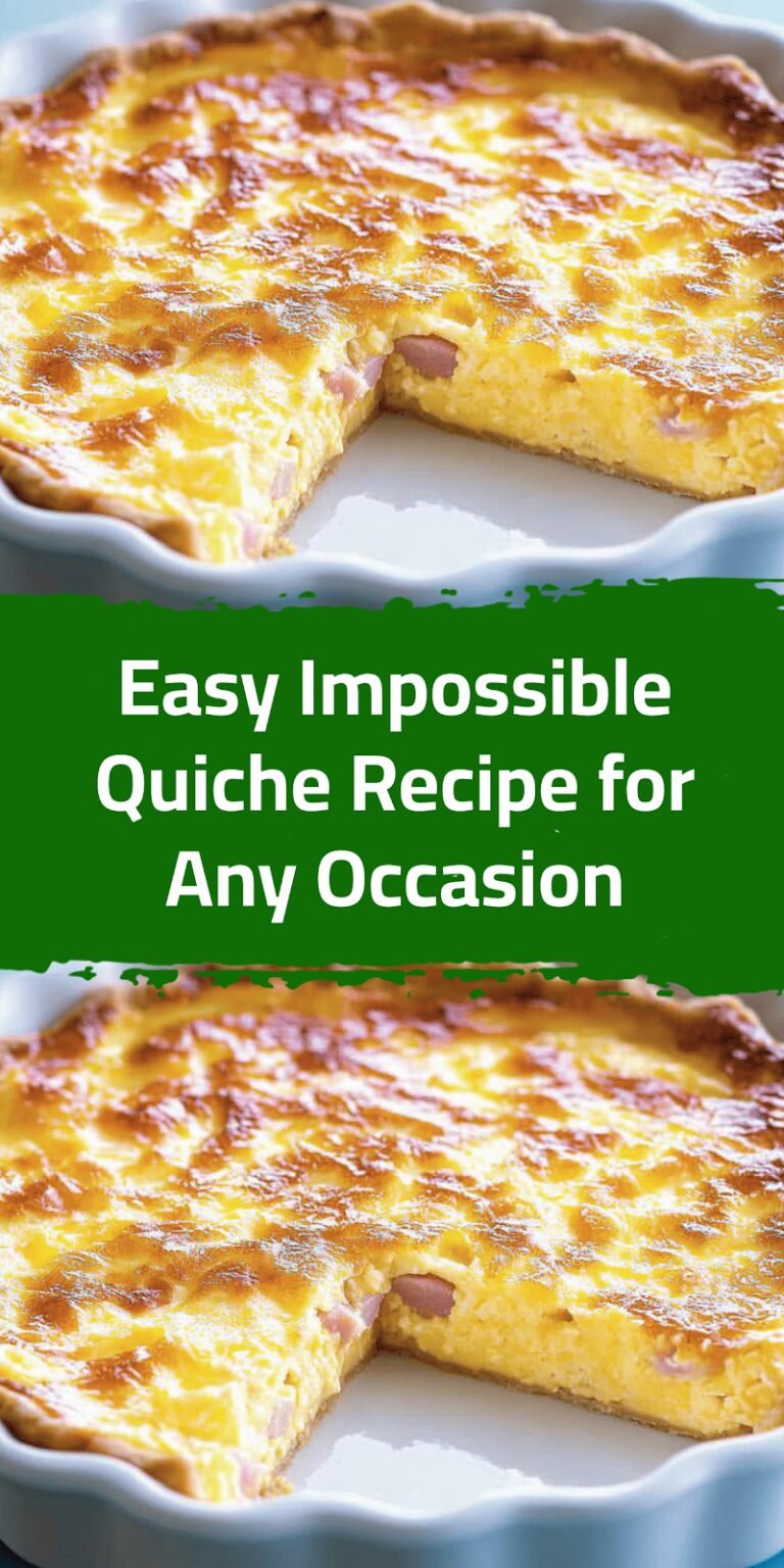 Easy Impossible Quiche Recipe for Any Occasion – Savory Discovery