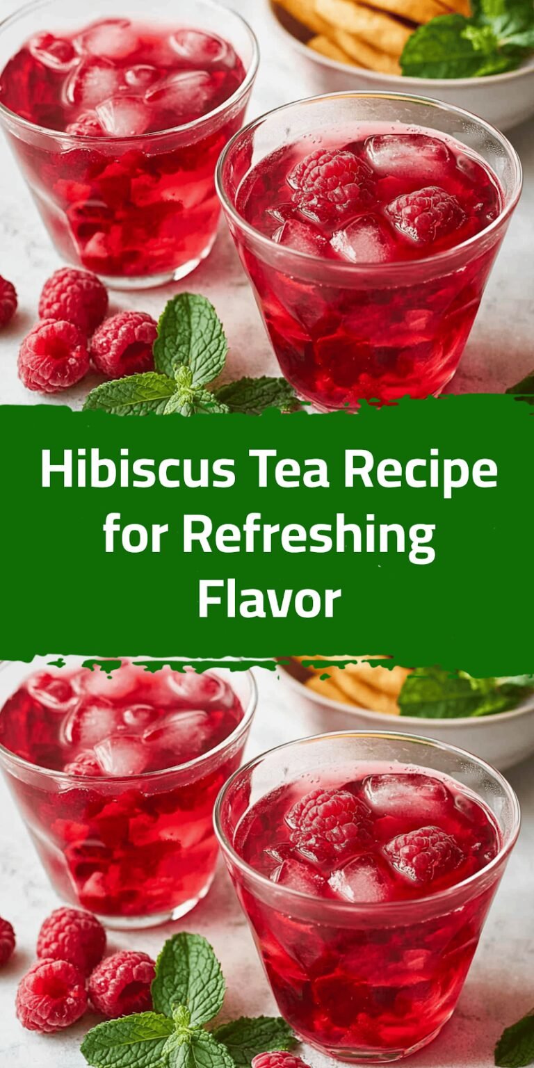 Hibiscus Tea Recipe for Refreshing Flavor - Savory Discovery