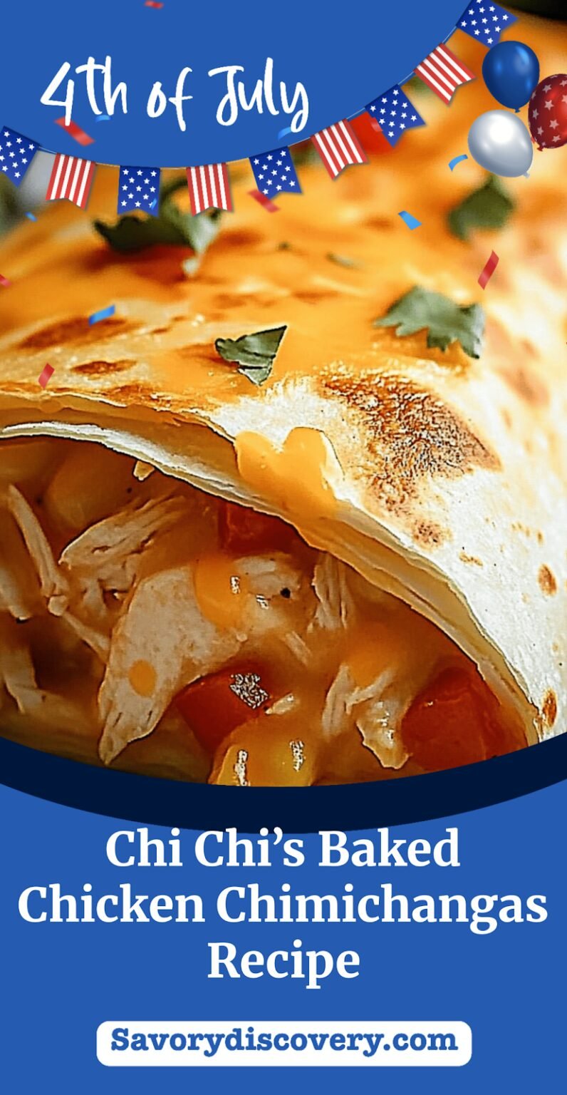 Chi Chi’s Baked Chicken Chimichangas Recipe – Savory Discovery