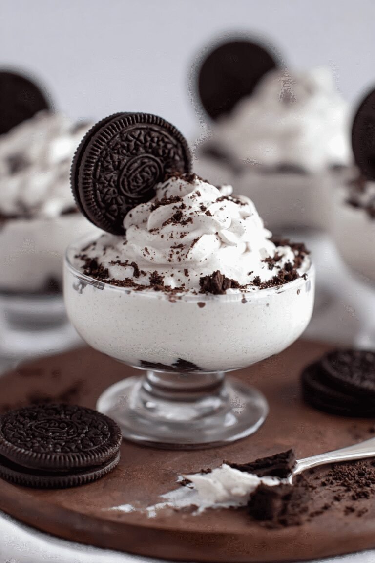 Easy No Bake Oreo Mousse for a Sweet Treat