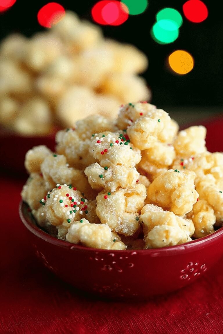 Candied Puff Corn with a Sweet and Salty Crunch