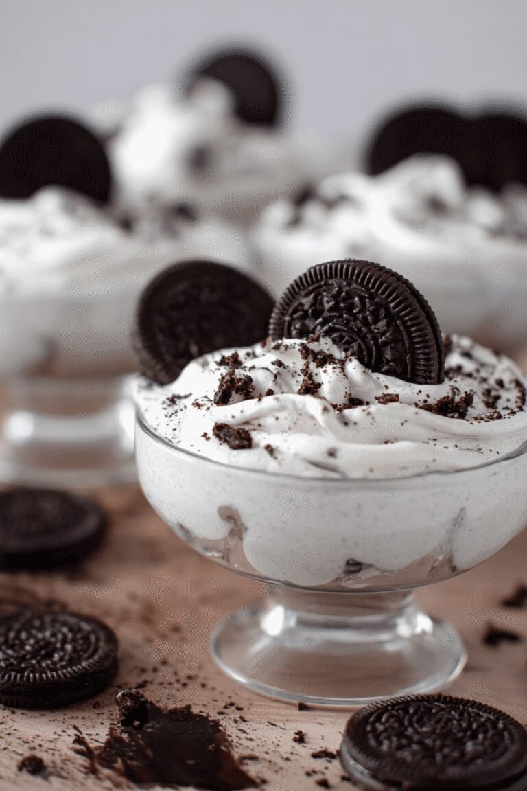 Easy No Bake Oreo Mousse for a Sweet Treat