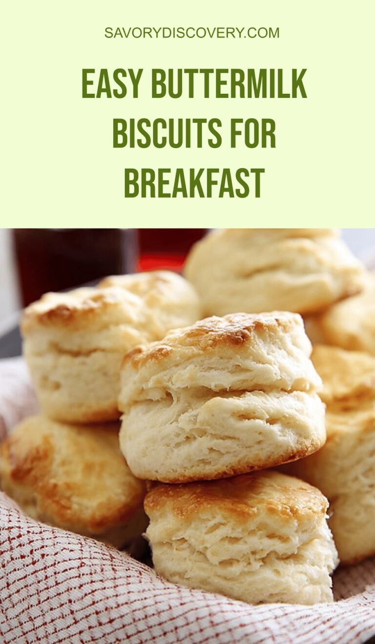 Easy Buttermilk Biscuits for Breakfast – Savory Discovery