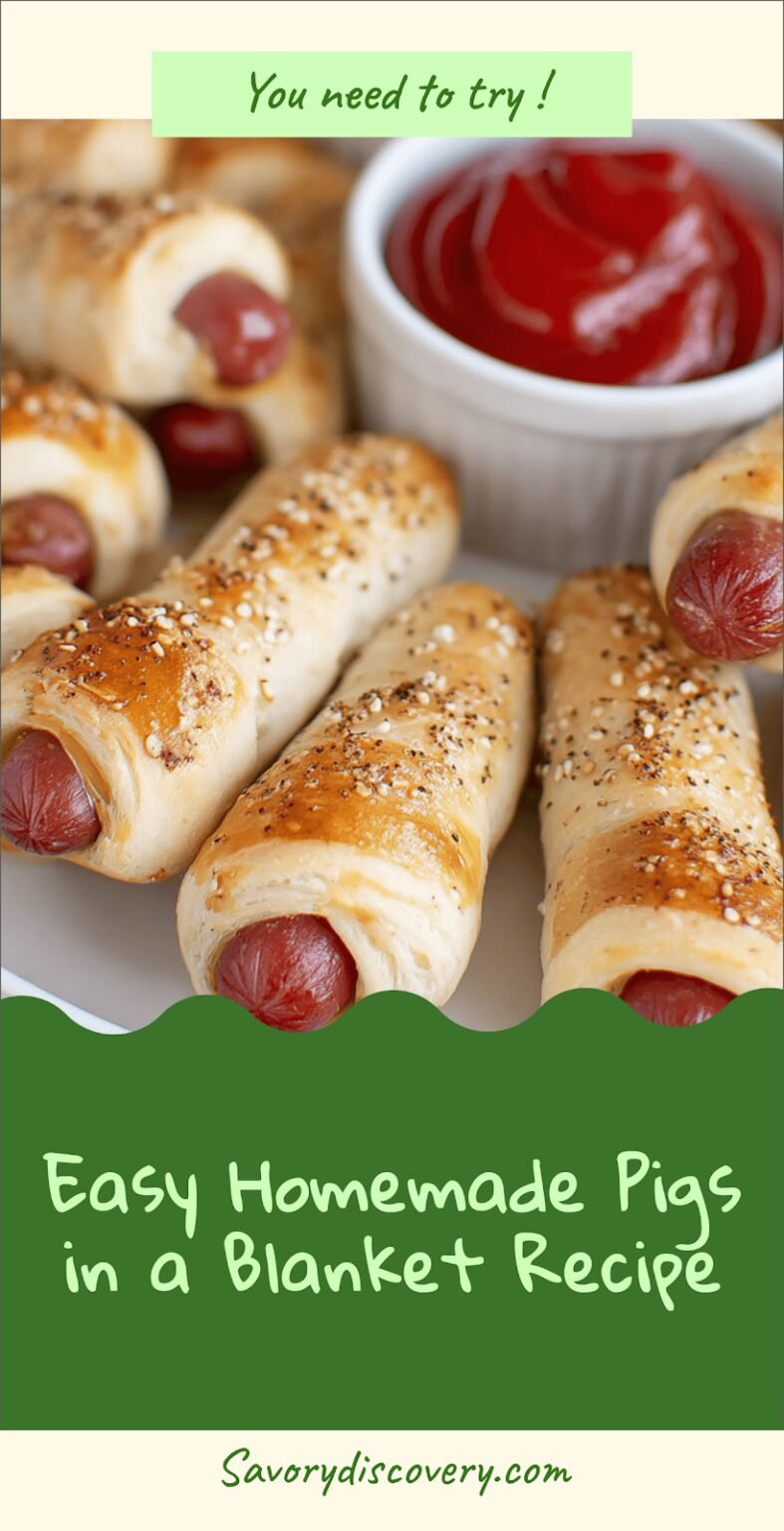 Easy Homemade Pigs in a Blanket Recipe – Savory Discovery