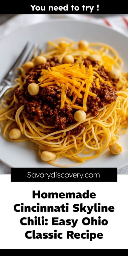 Homemade Cincinnati Skyline Chili: Easy Ohio Classic Recipe – Savory ...
