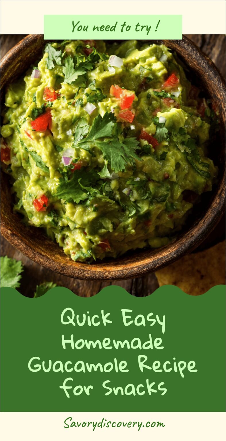 A Simple Guacamole Recipe for Snacks and Gatherings