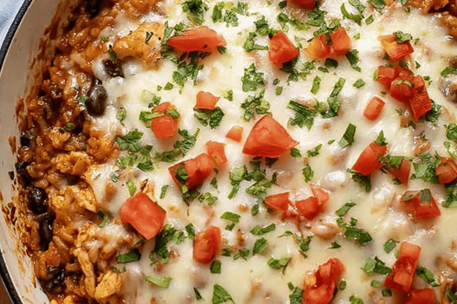 Cheesy Chicken Taco Rice Skillet – Savory Discovery