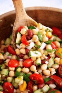 Hearty Bean Medley Salad - Savory Discovery