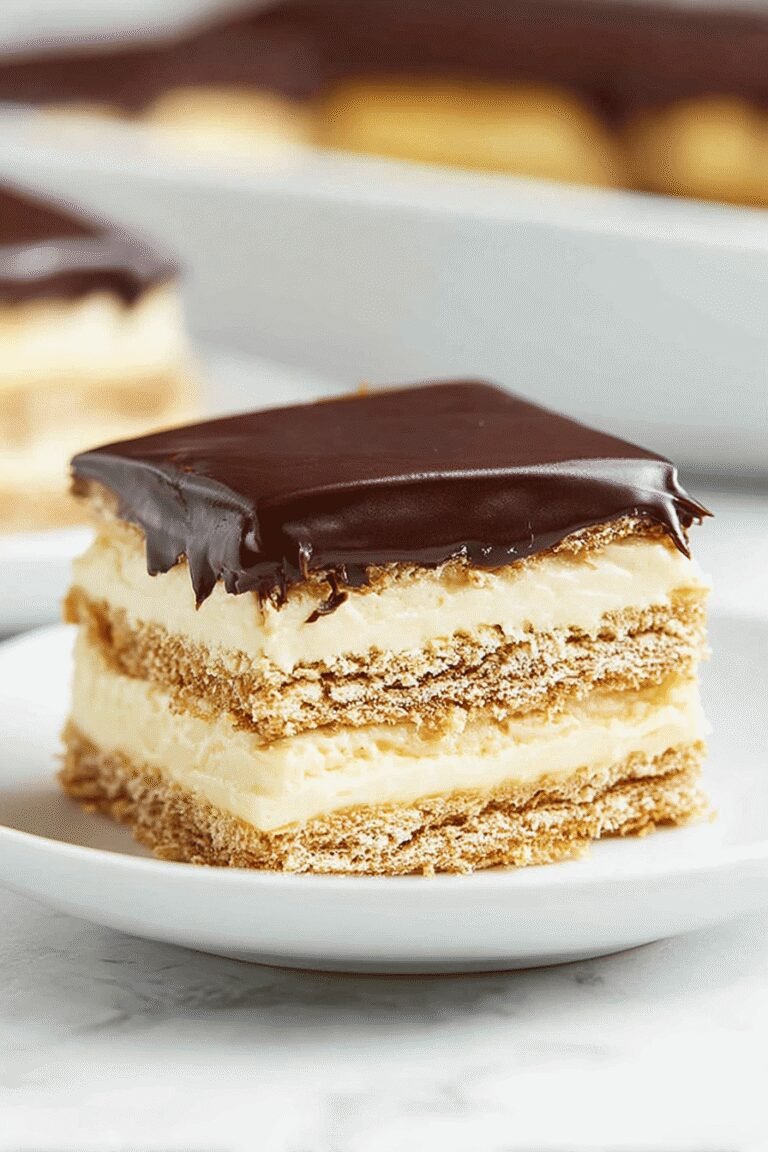 Decadent Chocolate Eclair Dessert - Savory Discovery