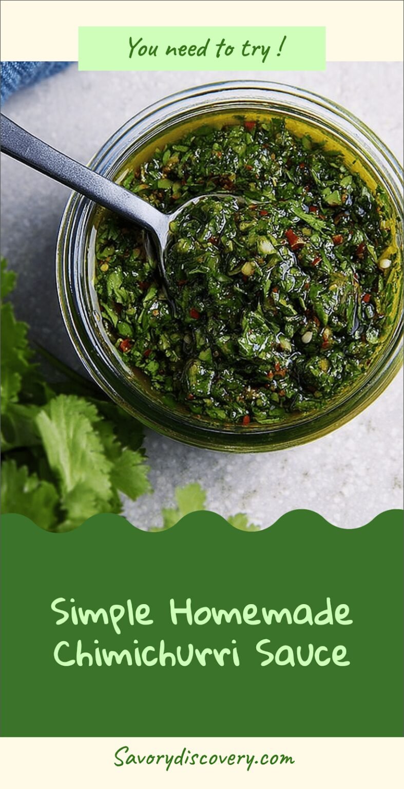 A Fresh Chimichurri Sauce You Can Make at Home