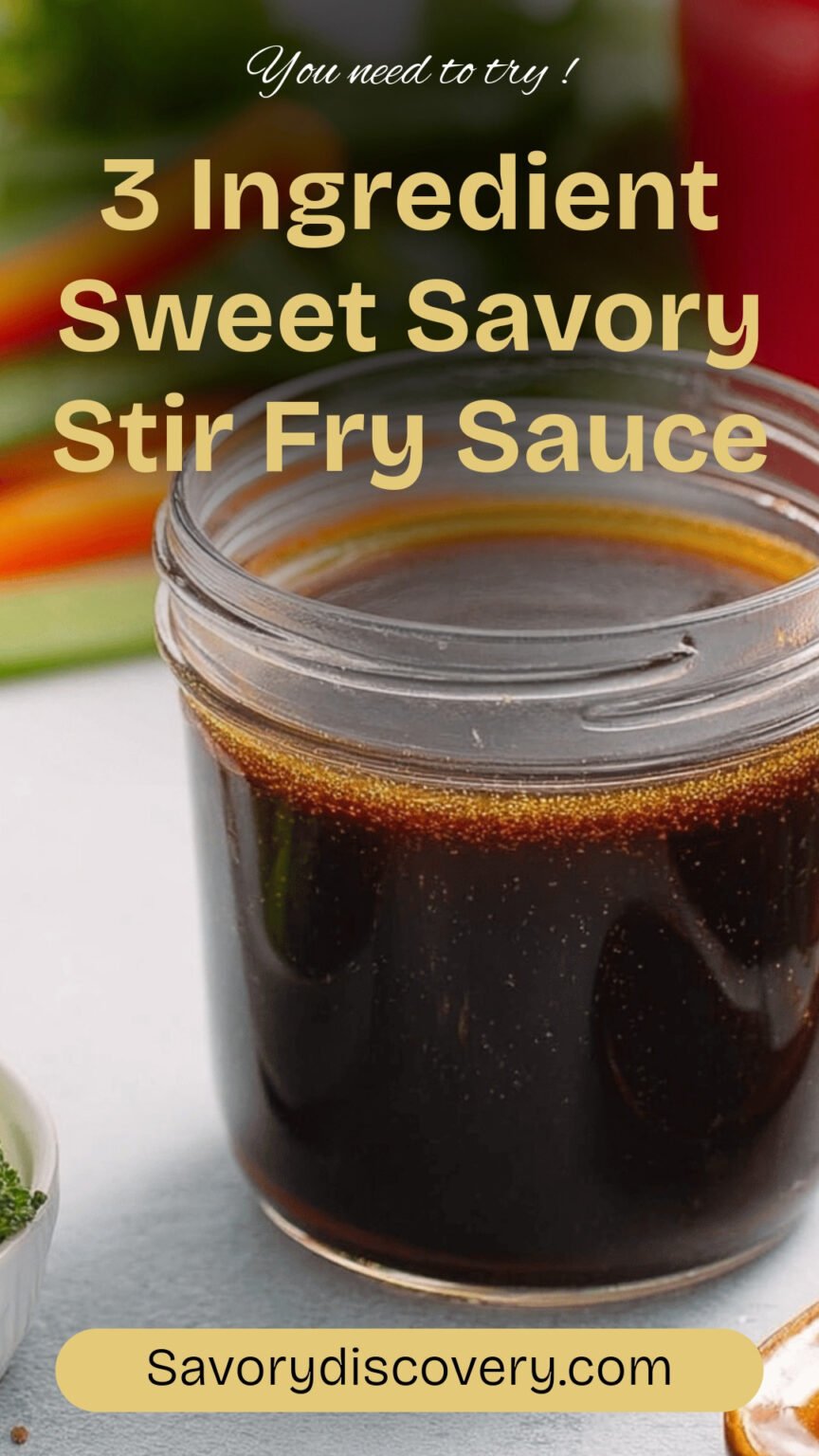 3 Ingredient Sweet Savory Stir Fry Sauce – Savory Discovery