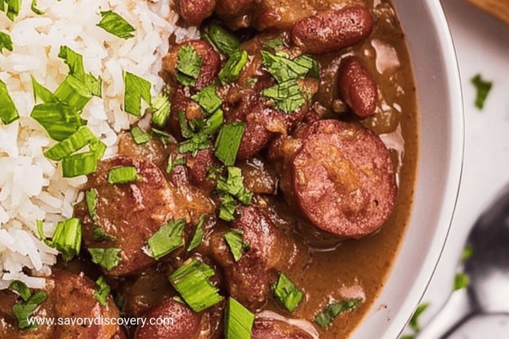A Classic Creole Red Beans and Rice Dish – Savory Discovery
