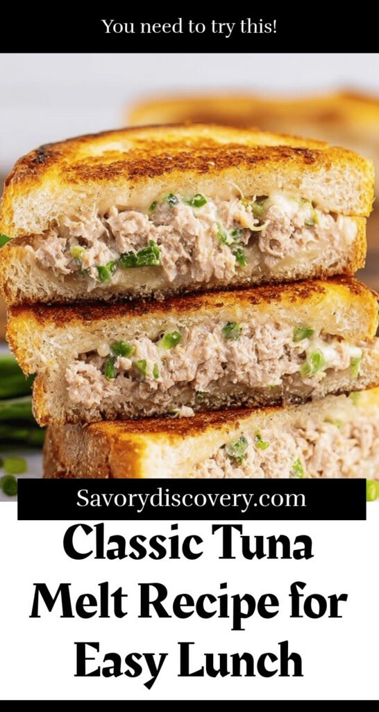 Classic Tuna Melt Recipe for Easy Lunch - Savory Discovery