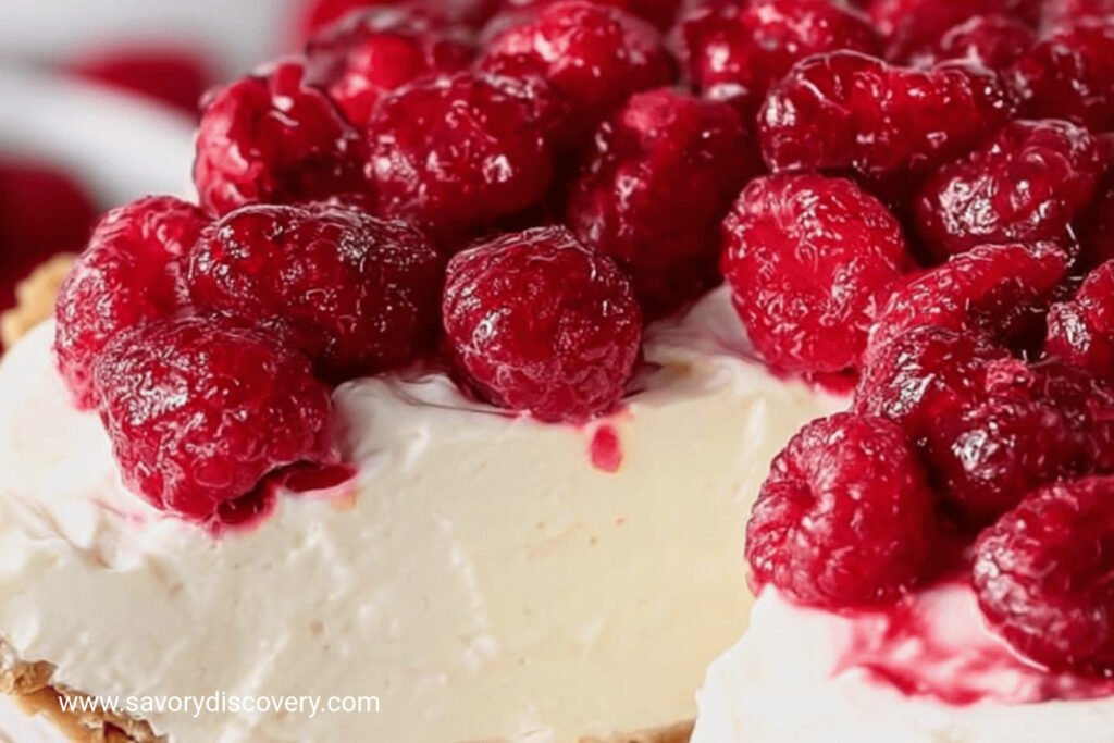 Creamy Raspberry Cheese Pie – Savory Discovery