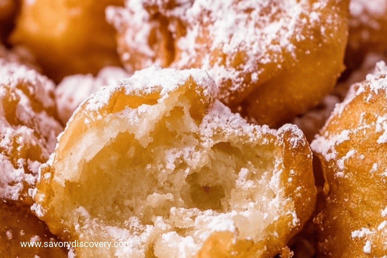 Golden Crispy Funnel Cake Bites Recipe – Savory Discovery