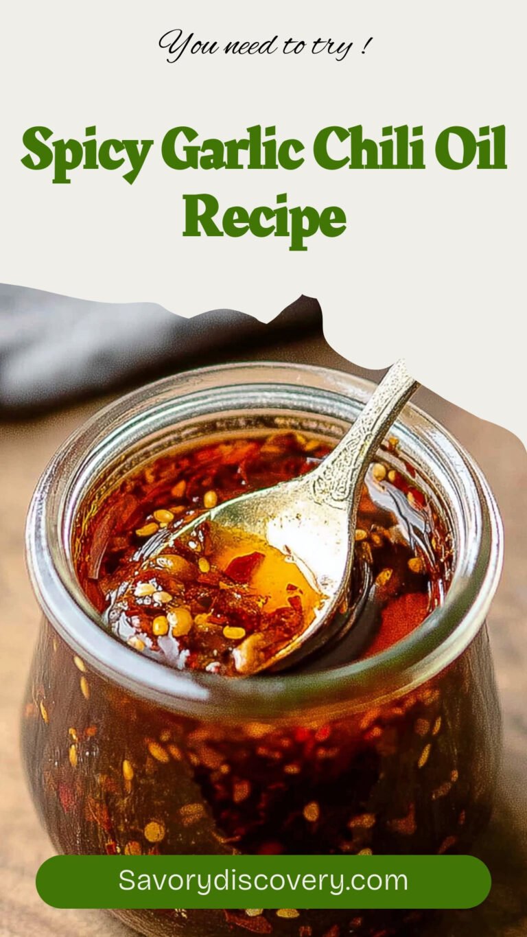 Spicy Garlic Chili Oil Recipe - Savory Discovery