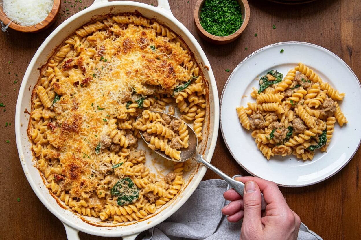 Creamy Italian Sausage Pasta Recipe – Savory Discovery