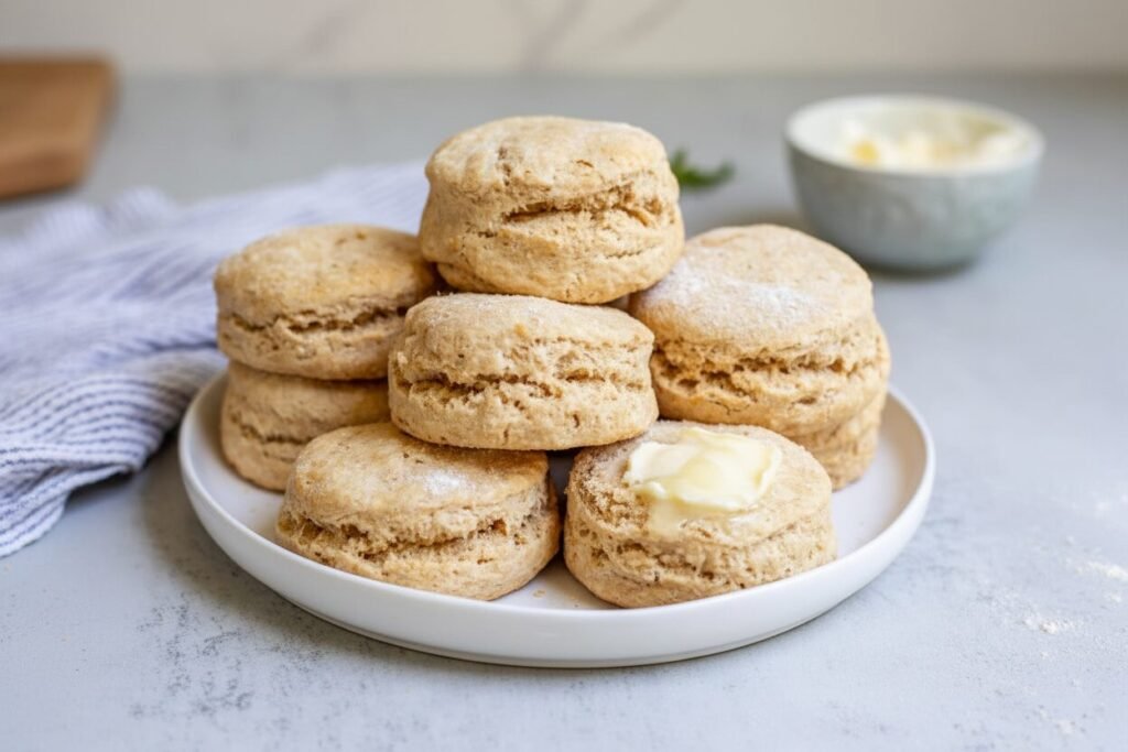 Whole Wheat Biscuits Made With Fresh Milled Flour - Savory Discovery