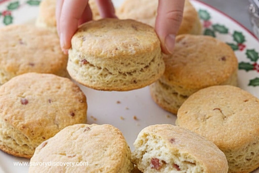 Bacon and Potato Christmas Biscuits – Savory Discovery
