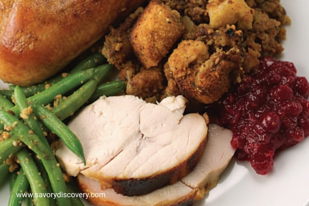 Butterflied Turkey with Crisp Skin and Sausage Dressing - Savory Discovery