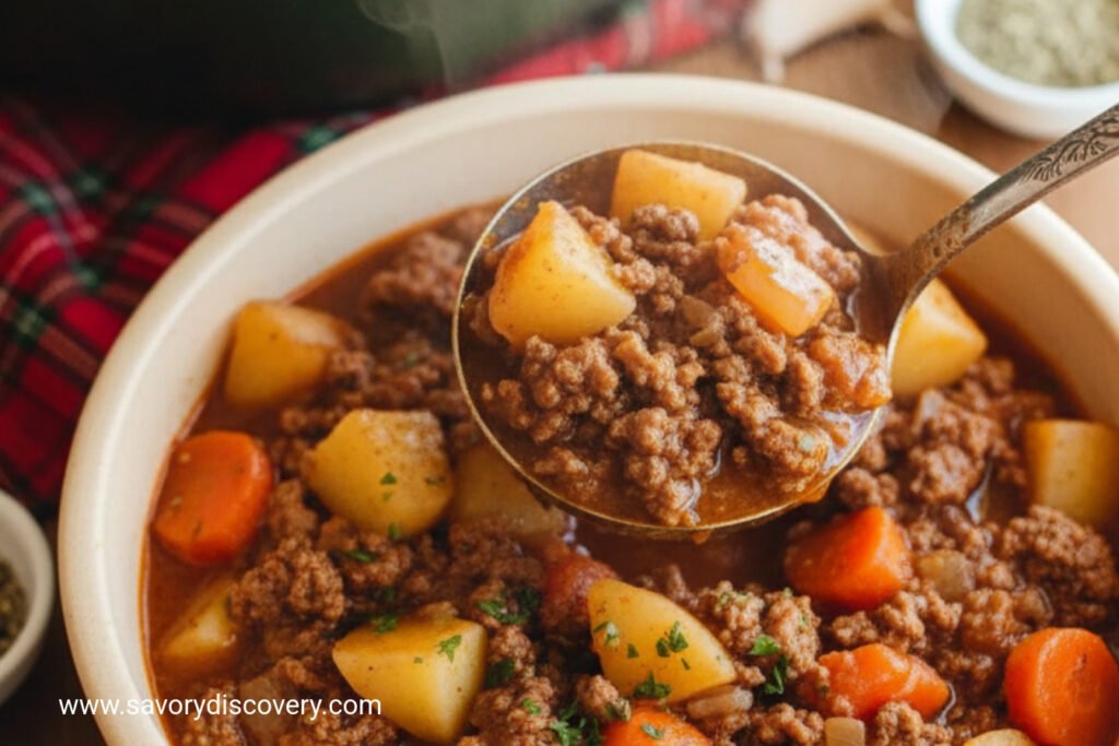 Cozy Christmas Slow Cooker Stew - Savory Discovery