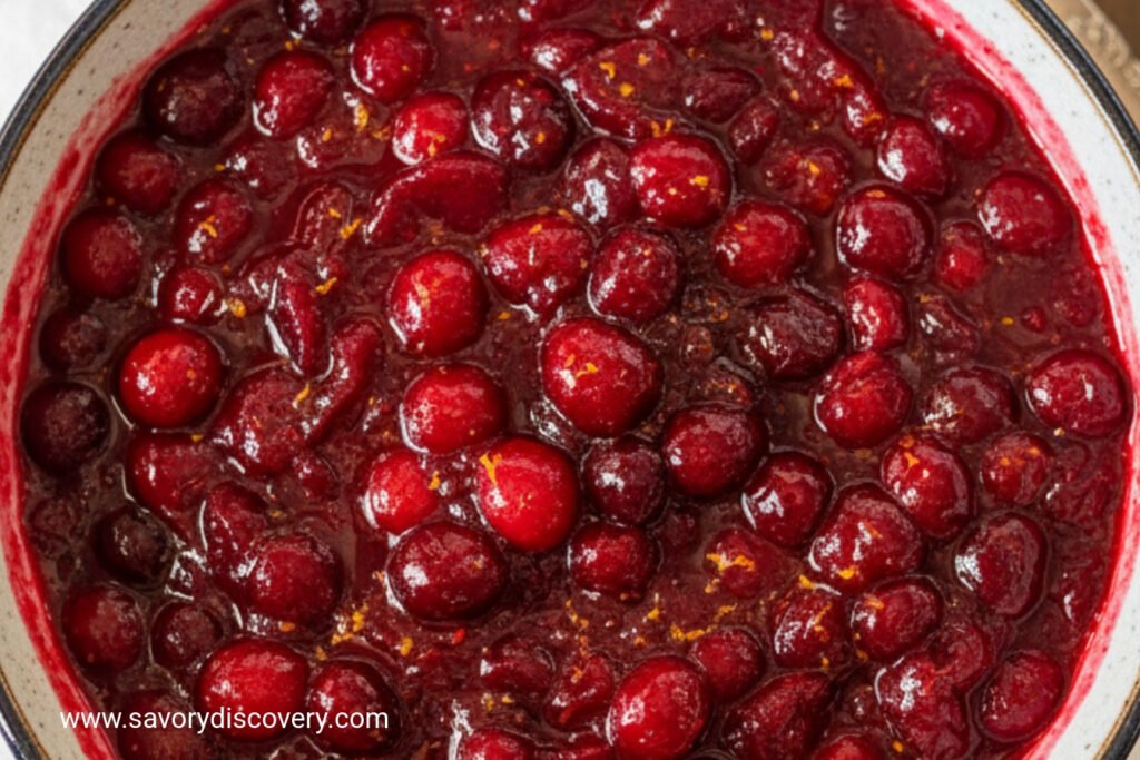 Cranberry Orange Holiday Glaze - Savory Discovery