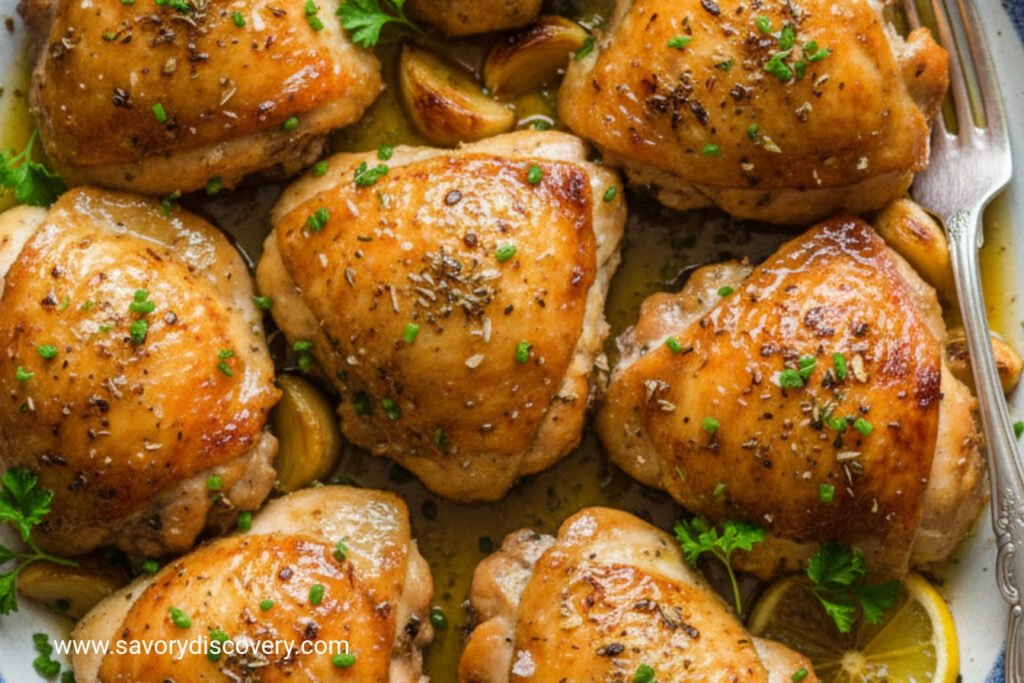 Lemon Glazed Holiday Chicken - Savory Discovery
