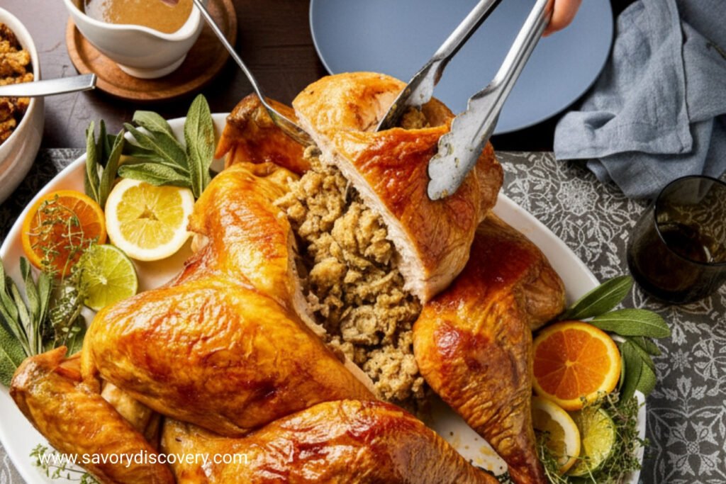 The Ultimate Stuffed Butterflied Holiday Turkey - Savory Discovery