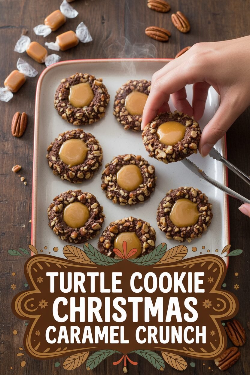 Turtle Cookie Christmas Caramel Crunch – Savory Discovery