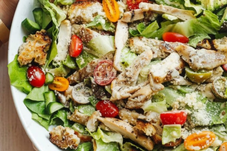 Grilled Chicken Caesar Salad Delight - Savory Discovery