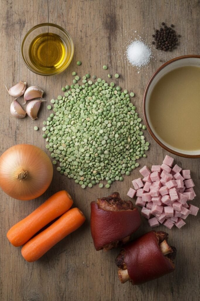 Hearty Ham and Split Pea Soup - Savory Discovery