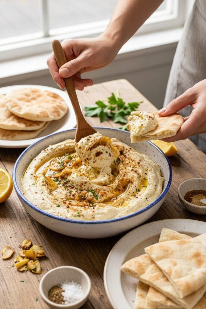 Best Ever Homemade Hummus (Extra Smooth) - Savory Discovery