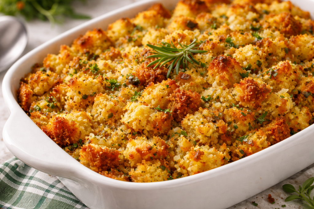 A Classic Cornbread Dressing for Holiday Comfort