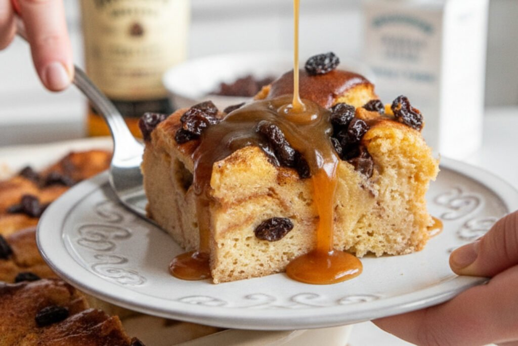Irish Whiskey Bread Pudding Delight - Savory Discovery