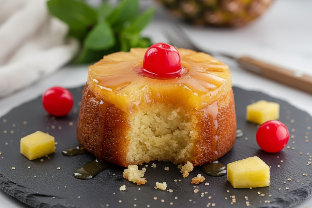 Easy Pineapple Upside Down Mini Cakes Recipe